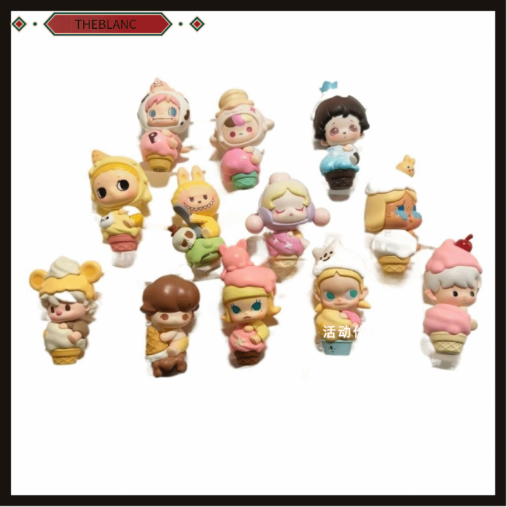 THEBLANC POP BEAN POP MART Blind Box Dimoo Ice Cream Series Mystery Box ...