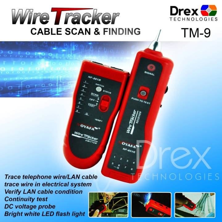 Intelligent TM-9 Wire Tracker Cable Scan & Finding | Lazada PH