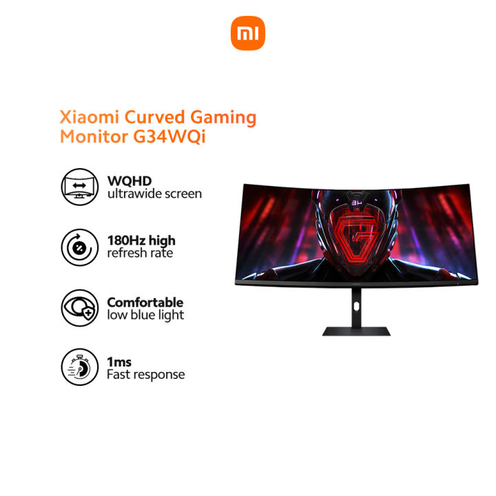 Xiaomi Curved Gaming Monitor G34WQi | Lazada PH