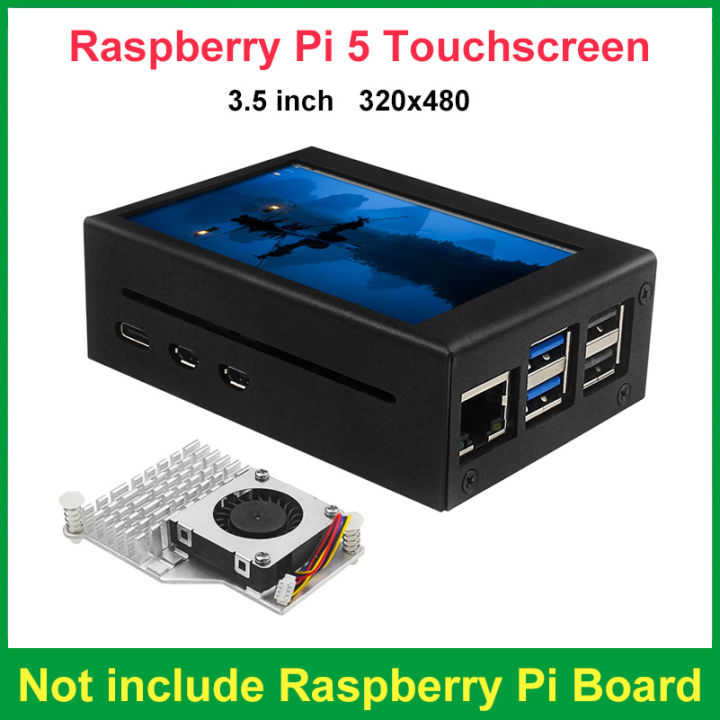 【The-Best】 Raspberry Pi 5 3.5 Inch Touchscreen 320x480 TFT Display GPIO LCD Screen Run Raspbian ...
