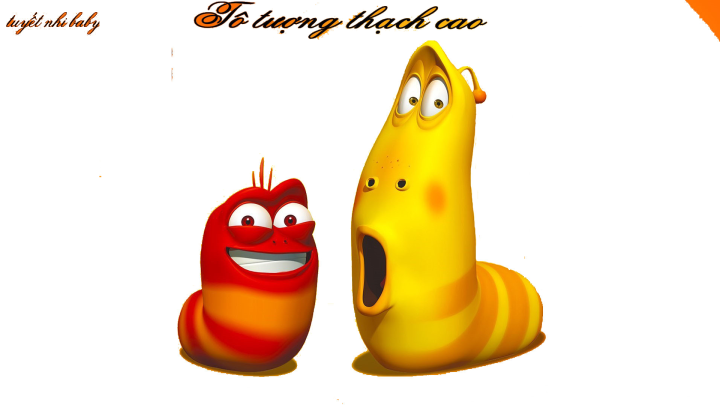 Sâu Larva dễ thương, tượng thạch cao cho bé tô màu | Lazada.vn