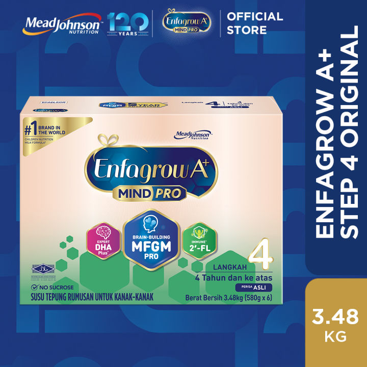Enfagrow A+ Step 4 ORIGINAL/VANILLA 3.48kg Susu Milk Formula Powder ...