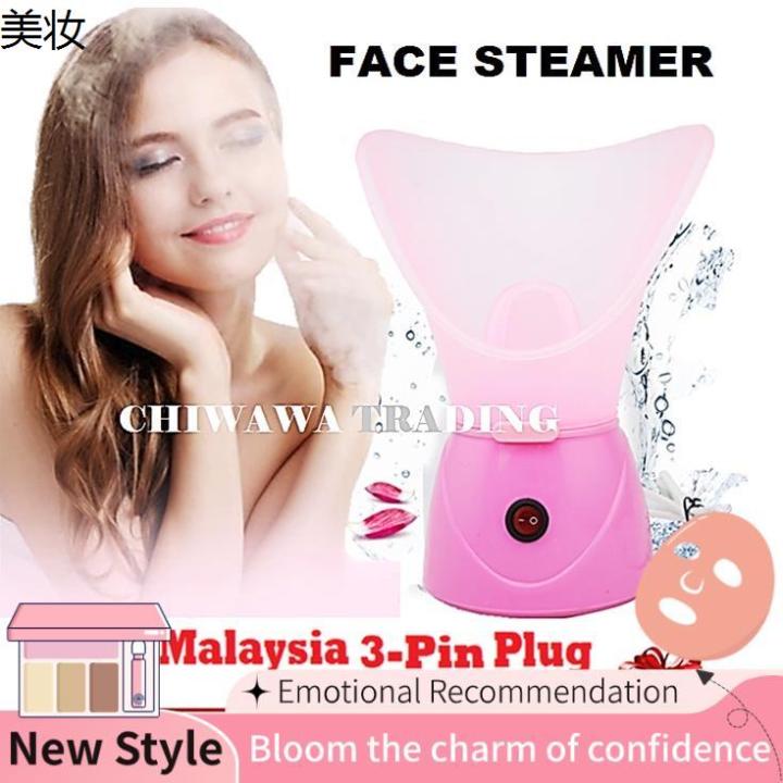 rambut 【Malaysia 3-Pin Plug】Facial Steamer Nano Ion Steam Spa Face ...