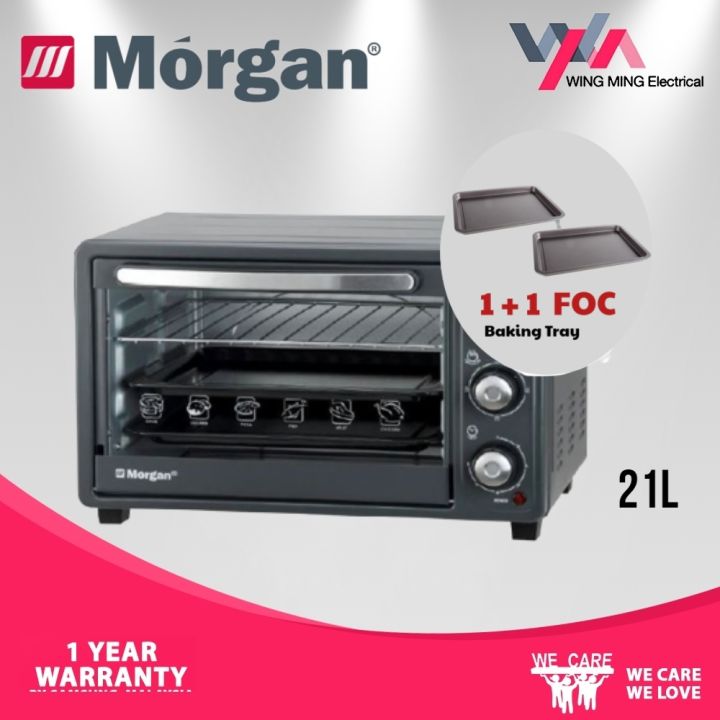 Morgan 21L Oven MEO-GLAMO23B Electric Oven 1 Year Warranty | Lazada