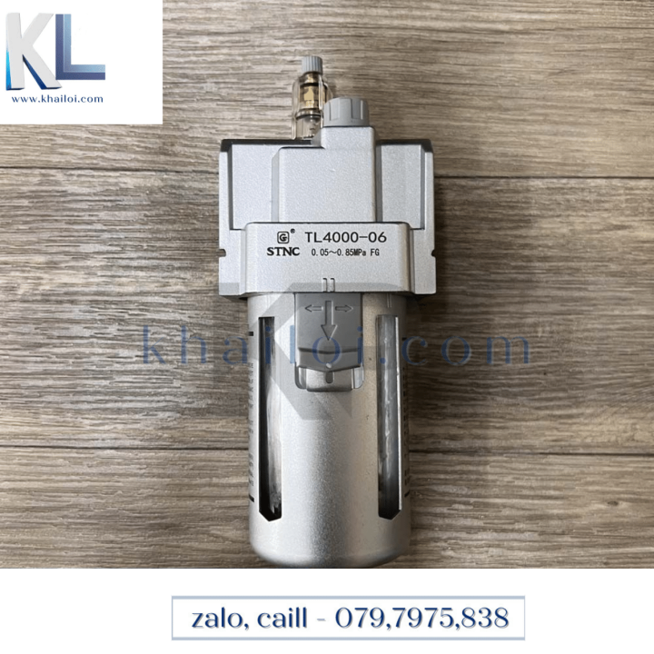 Bình bôi trơn dầu khí nén STNC TL2000-TL3000-TL4000- bình lọc dầu bôi ...