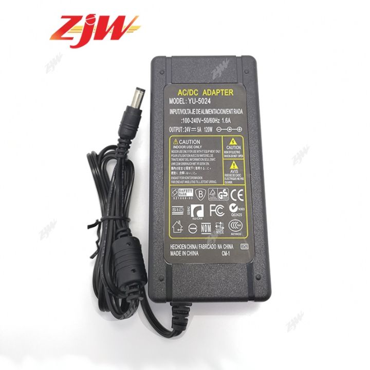 ZJW DC24V Adapt 2A / 3A / 5A Power Supply 24V LED Power Adaptor | Lazada PH