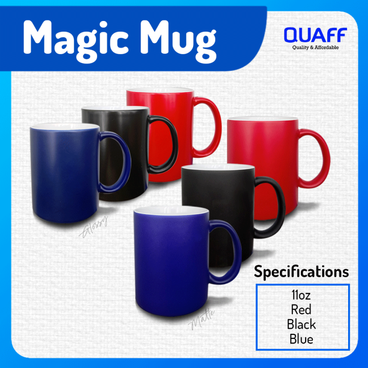 QUAFF Sublimation Coated Printable Magic Mug Matte / Glossy 11oz ...
