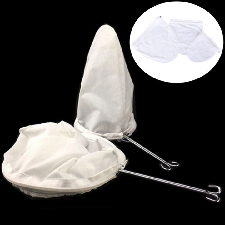 [JIING Cloth] reusable nut almond milk strainer bag tea coffee juices ...