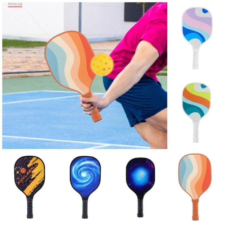 PENGA Non-Slip Pickleball Paddles Ribbed Handle Wooden Pickleball ...