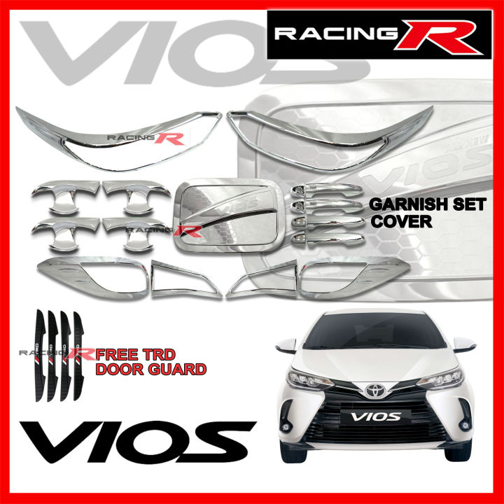 Toyota Vios Prime E/XLE/XE/J/G 2018 to 2024 Combo Set Garnish Cover ...