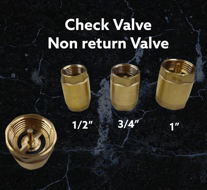 HEAVY DUTY VERTICAL SPRING CHECK VALVE /NON RETURN VALVE ,1/2”-15MM/ 3/ ...