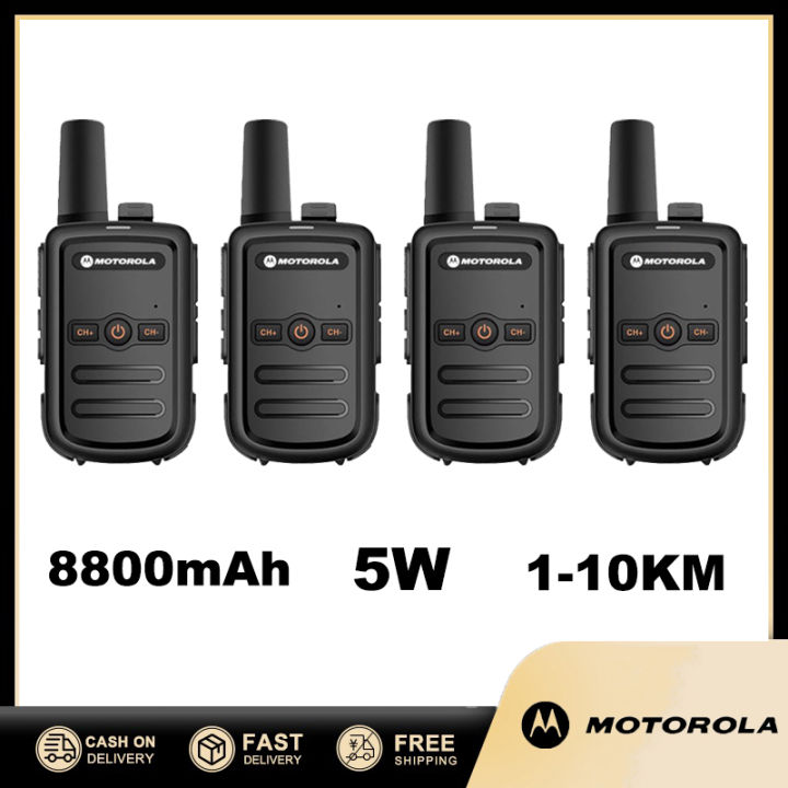 Motorola Walkie Talkie C51 Mini Two Way Radio Long Range 10KM 5W 16 ...