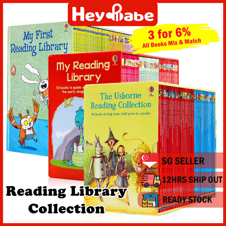 USBORNE My Reading Library Series | First Reading Library 50 Books ...