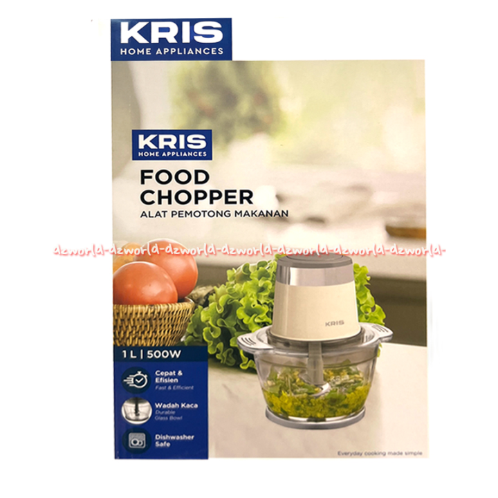 Kris Food Chopper 1L Alat Pemotong Makanan Coper Krisbow Food Processor ...