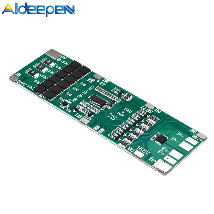 Aideepen 24V 30A/20A/10A 18650 Lithium Battery Protection Board BMS Li ...