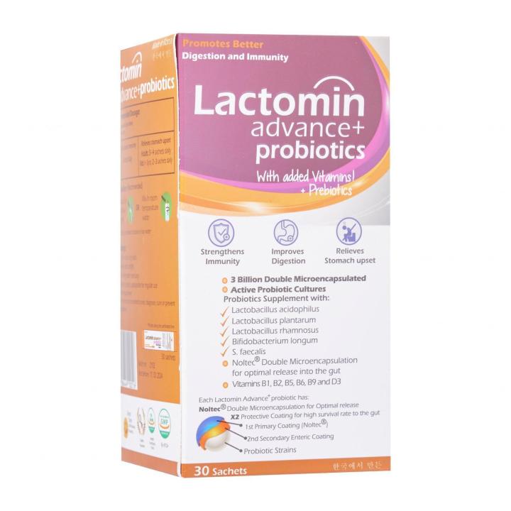 LACTOMIN Advance + Probiotics Sachets 30S - By Medic Drugstore | Lazada ...
