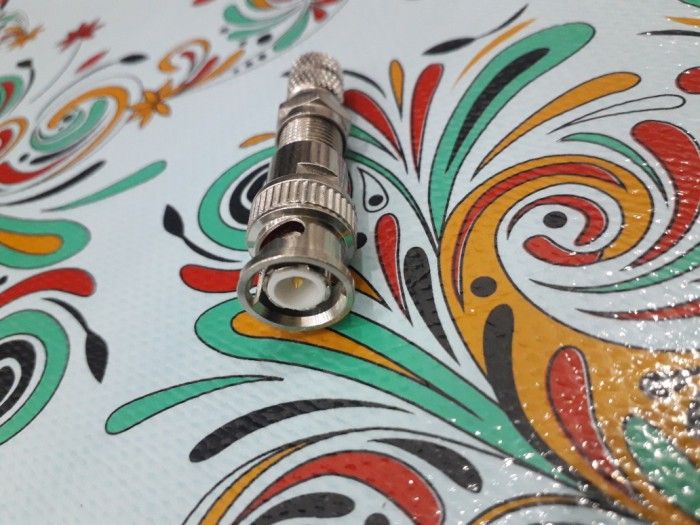 Jack Konektor BNC Video Conector Drat BNC CCTV Listrik Lampu Elektrik ...