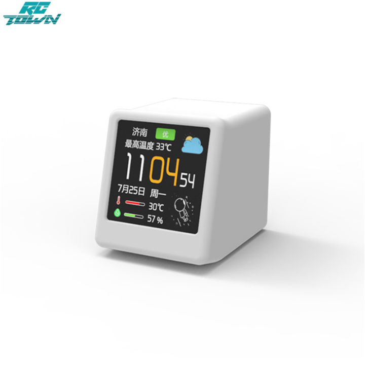 Smart Weather Station Desktop WiFi Clock With 1.54 Inch LCD Display ...