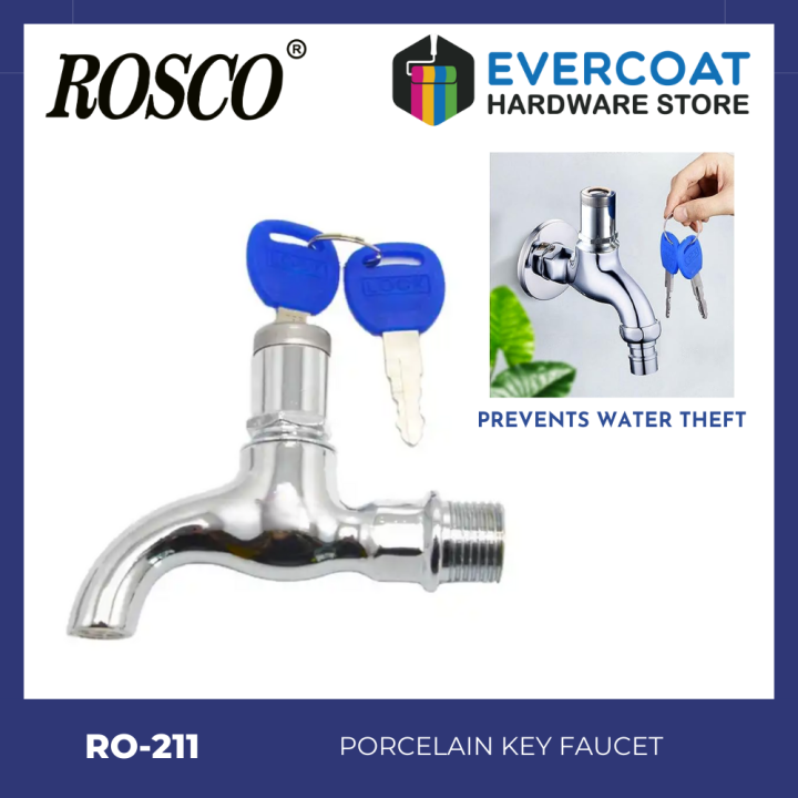 RO-211 Rosco Key Faucet (Anti-theft Water Faucet) | Lazada PH