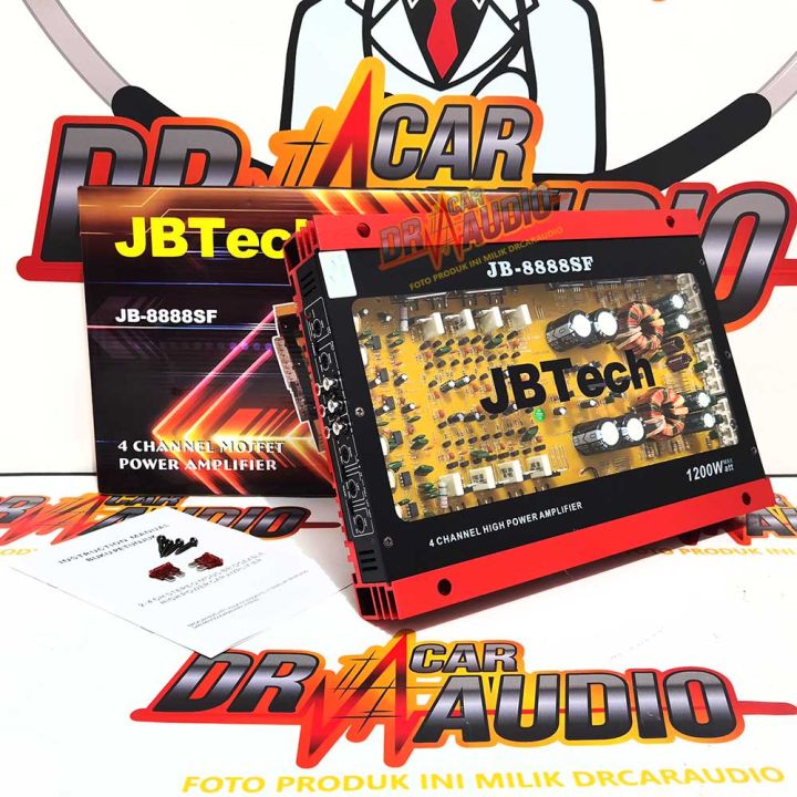 Power Amplifier Mobil JB-Tech JB-8888SF Amplifier 4 Channel | Lazada ...