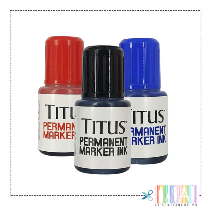 TITUS Permanent Marker Bullet Refill Ink 20ml - No individual boxes ...
