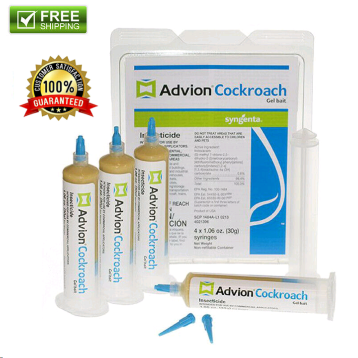 Syngenta Advion Roach Killer/Cockroach Control Gel Bait 1 Tubes with ...