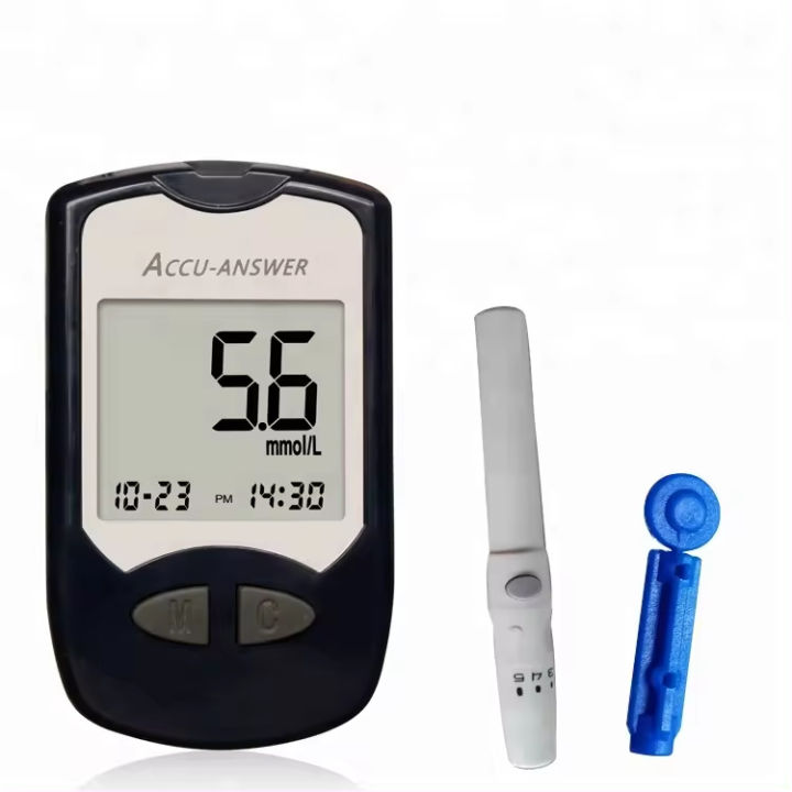 English Accu Answer glucose meter with test strip set ~ | Lazada PH