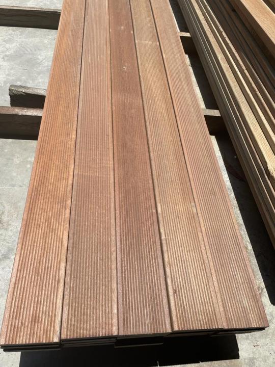 Balau Red 100% SOLID WOOD 19mm x 90mm x 3 feet OUTDOOR FLOORING One ...