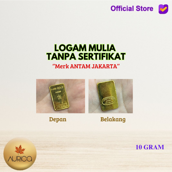 Logam Mulia Antam Jakarta - 10gr | Lazada Indonesia