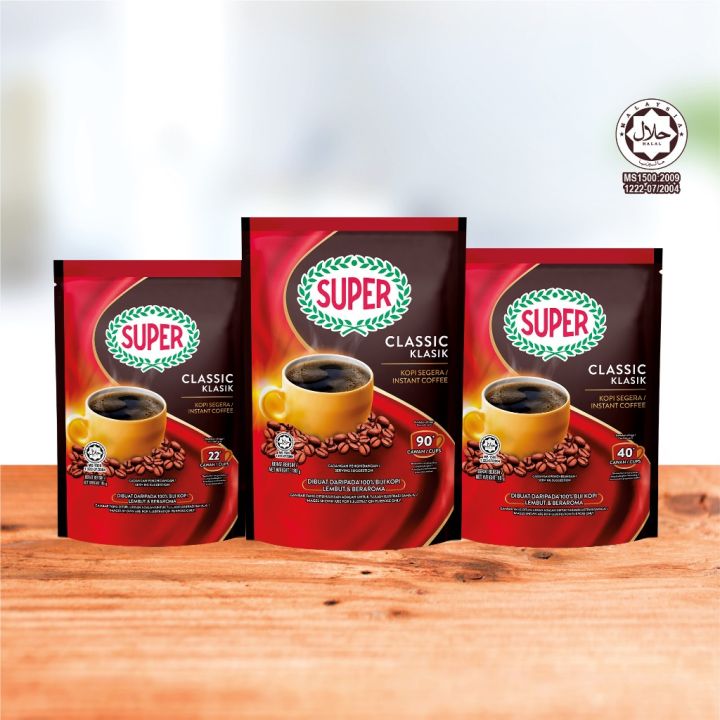 Super Classic Instant Pure Coffee 45/80/180g | Lazada