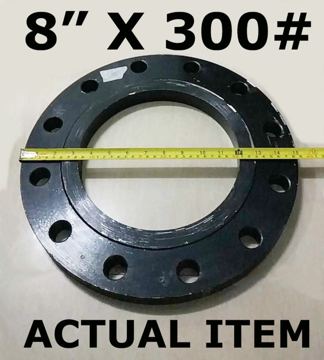 BI SLIP ON FLANGE 8" X 300# FLAT FACE BLACK IRON ASTM 300 ...