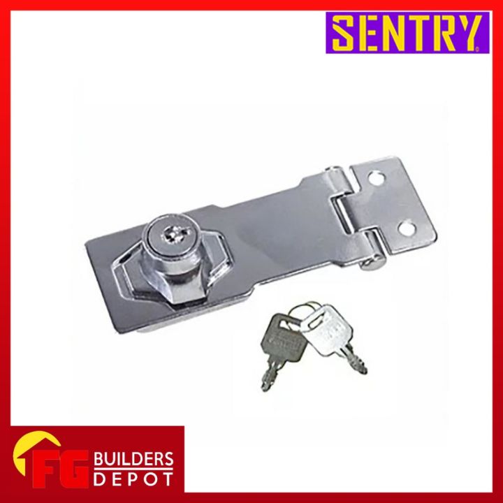 SENTRY S0095.65 CYLINDER LOCK AND HASP KEY OPERATED | Lazada PH