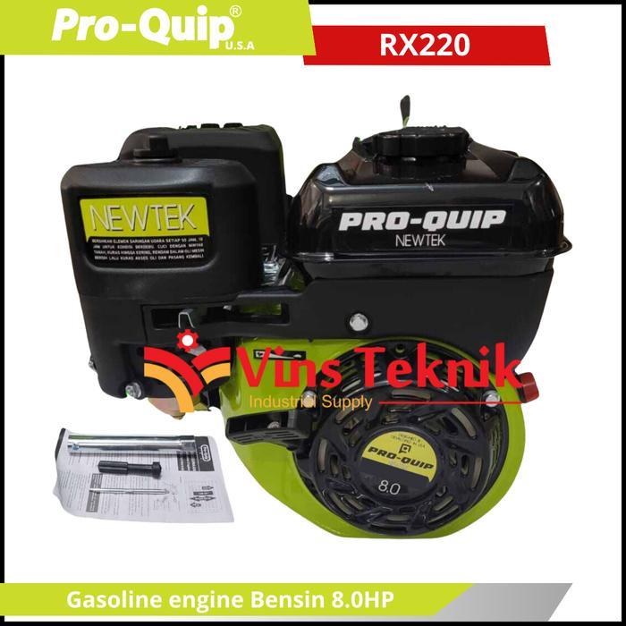 PROQUIP RX220 MESIN PENGGERAK GASOLINE ENGINE BENSIN 8.0HP RX 220 ...