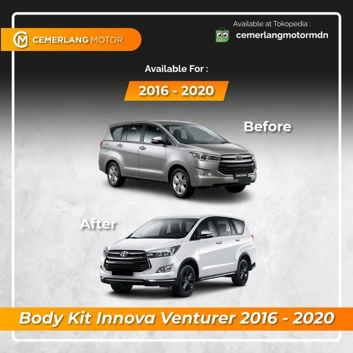 Body Kit Bodykit Innova Reborn 2016 - 2020 Venturer | Lazada Indonesia