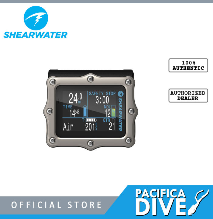 SHEARWATER Perdix Ti 2 Dive Computer, Titanium Bezel | Lazada PH