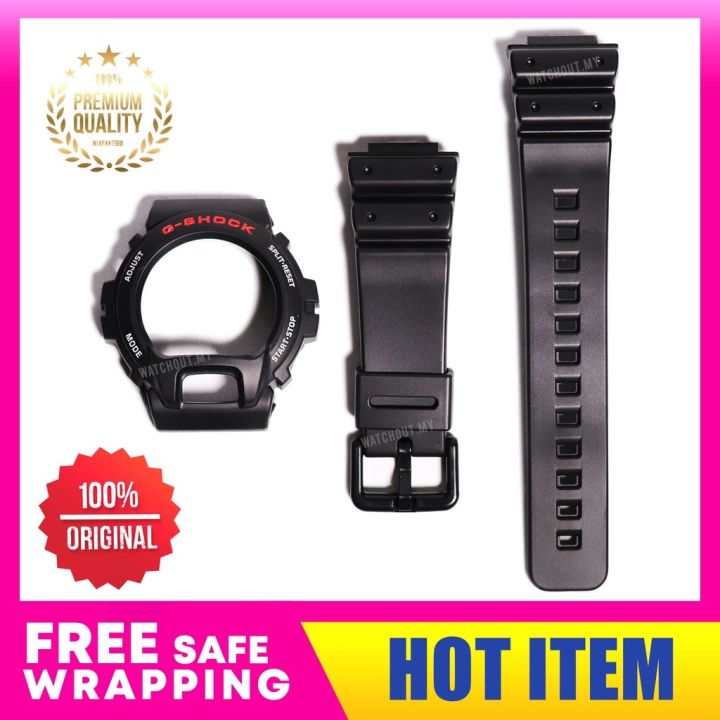 [HOT LXIBHOI4SD 627] BNB G Shock DW-6900-1V Basic Black Resin Band ...