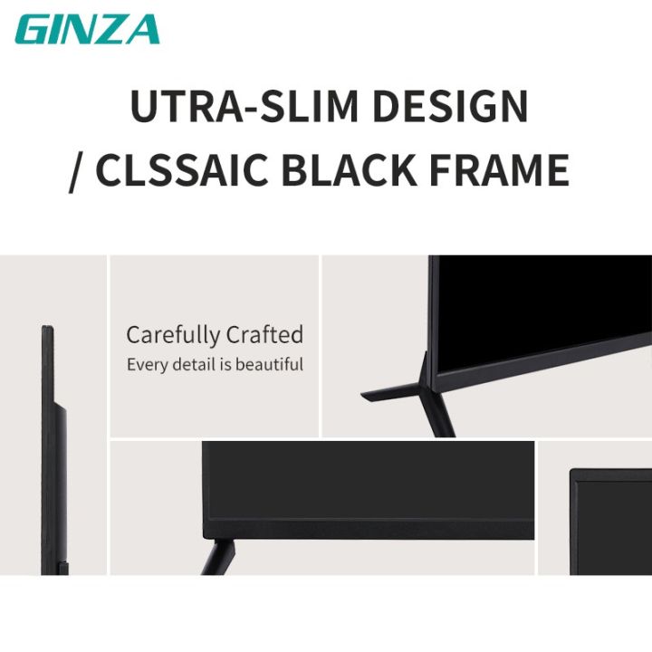 Free Bracket GINZA 40 INCH LED TV SMART TV Flat screen frameless ultra-slim led tv GINZA40BB ...