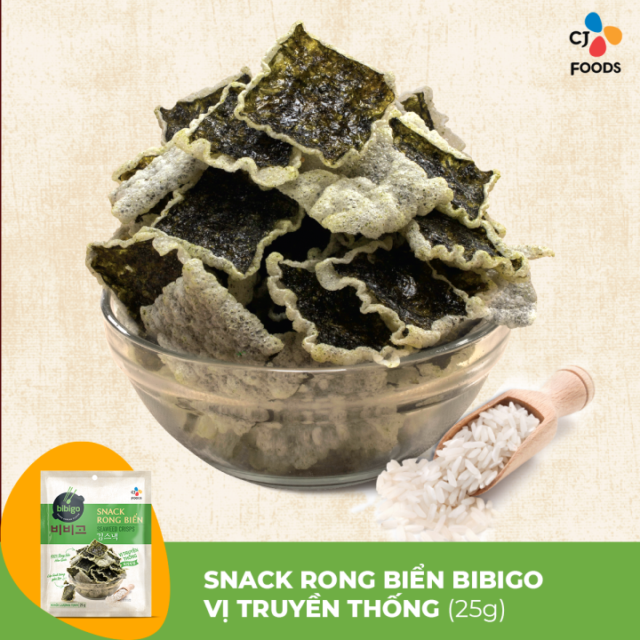Snack rong biển Bibigo vị truyền thống 25g | Lazada.vn