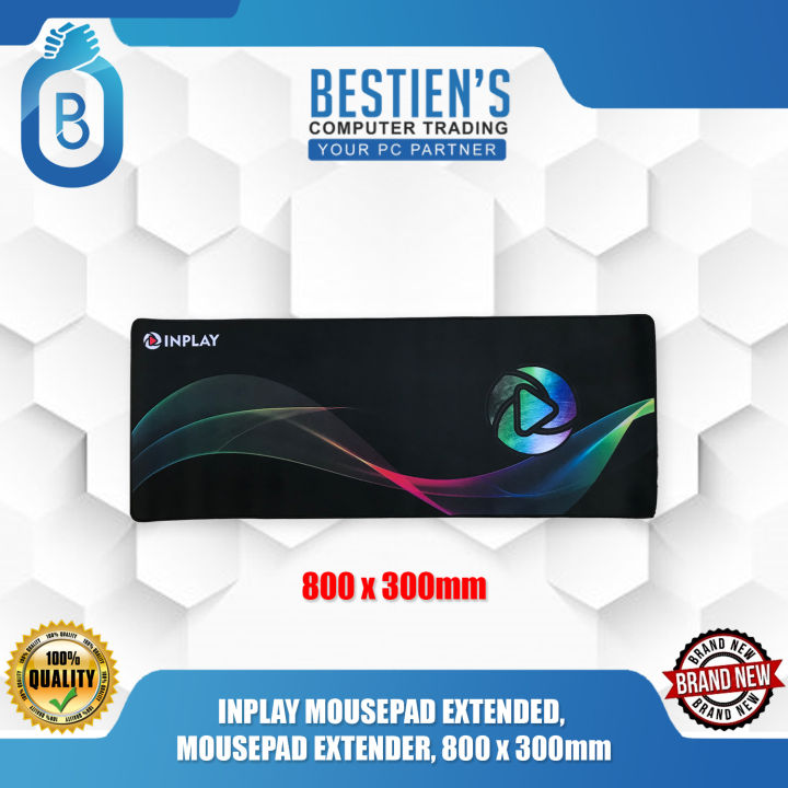INPLAY MOUSEPAD EXTENDED, MOUSEPAD EXTENDER, 800x300mm | Lazada PH