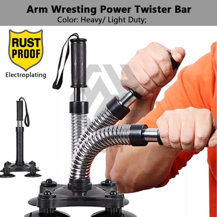 3H ARM WRESTLING TRAINER Power Twister Arm Forearm Hand-Muscle Gripper ...