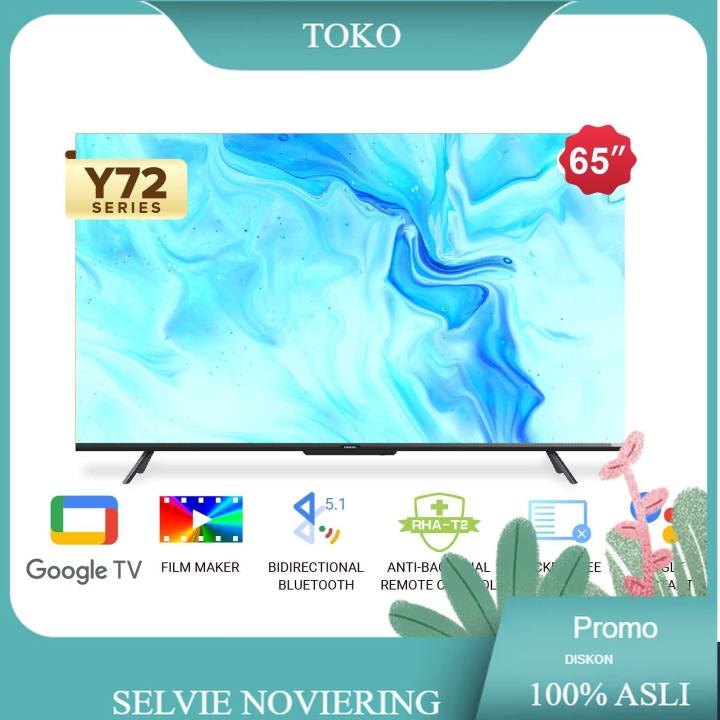 COOCAA Google TV 65 Inch Smart LED TV - Netflix & Youtube - Dolby ...