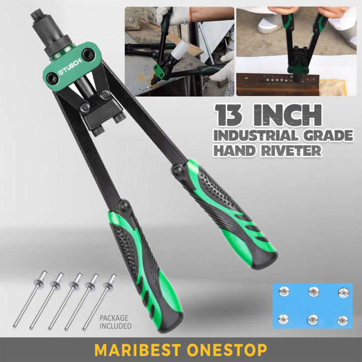 TUOCHI 13 Inch Hand Rivet Gun Hand Riveter Gun Mesin Paku Tembak Rivet ...