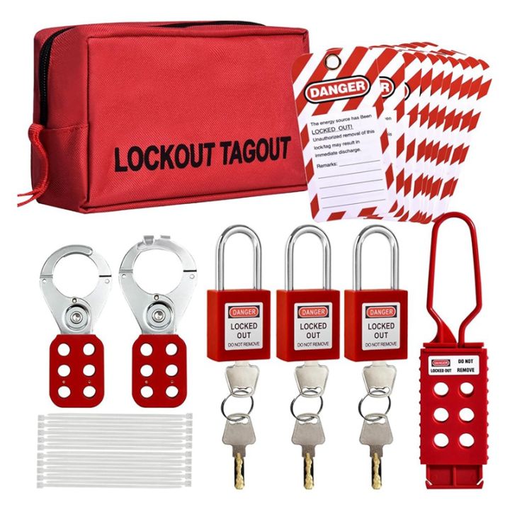 (OQUT) Lockout Tagout Kit,Lock Out Tag Out Kits Electrical,Lock Out Tag ...