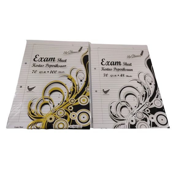 A4 Exam Sheet A4 Exam Paper 70gsm Kertas Peperiksaan 48sheets / 100 ...