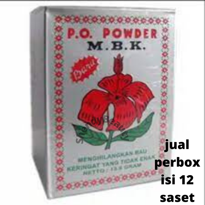 MBK Powder Silver 1BOX isi 12 saset | Lazada Indonesia