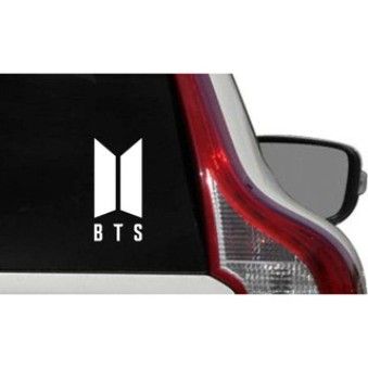 BTS New Logo Text BTS Car Die Cut Vinyl Decal Bumper Sticker for Car ...