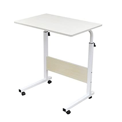 Side Table, Standing Computer Desk, Adjustable Laptop Stand Portable ...