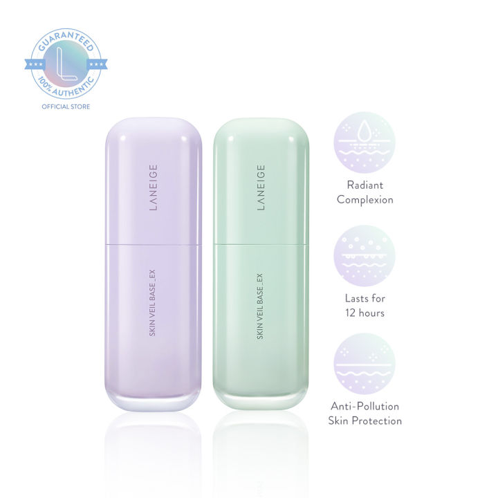 Laneige Skin Veil Base EX SPF28 PA++ 30ml - Light & Glowy Makeup Base ...