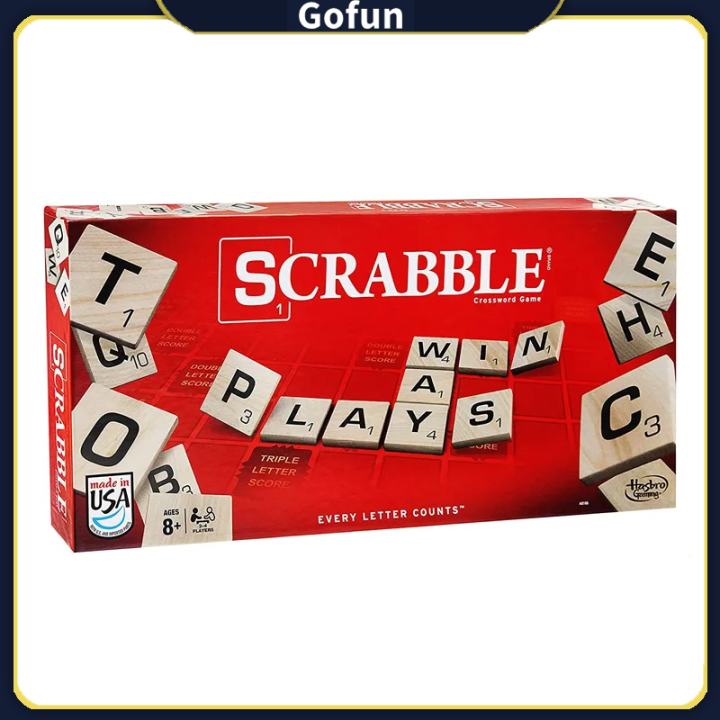 Scrabble Board Game Challenge Word Game Family Gathering Friends Party ...