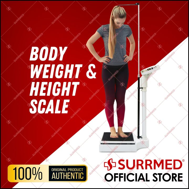 SURRMED Body Weighing Scale with Height Measurement | Accurate ...